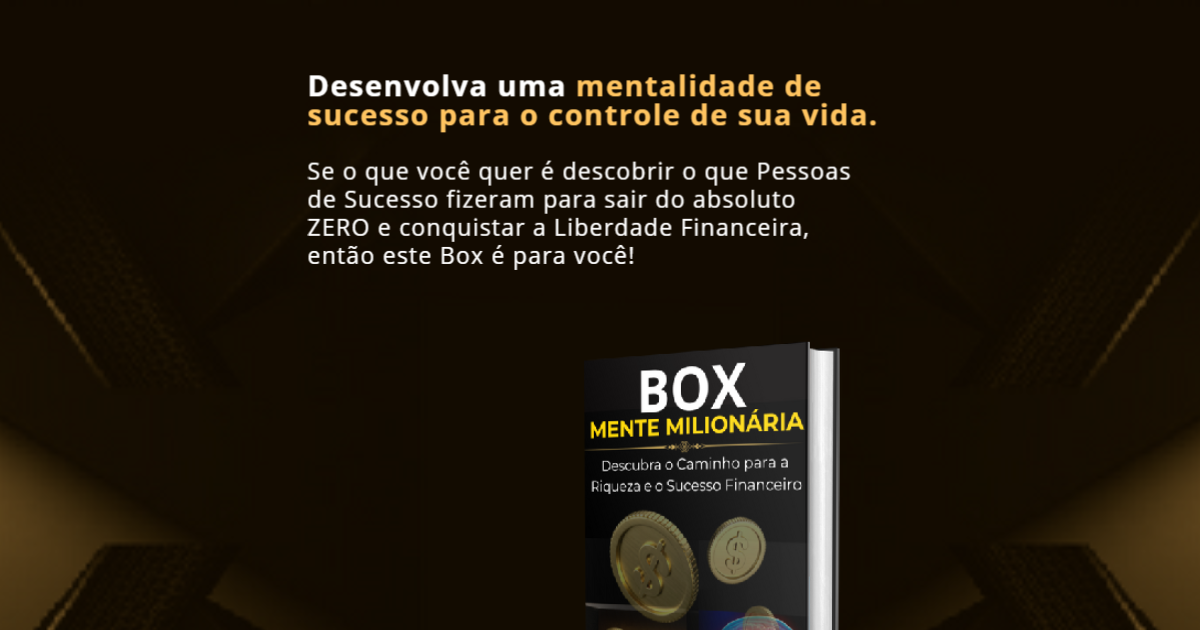 BOX MENTE MILIONÁRIA